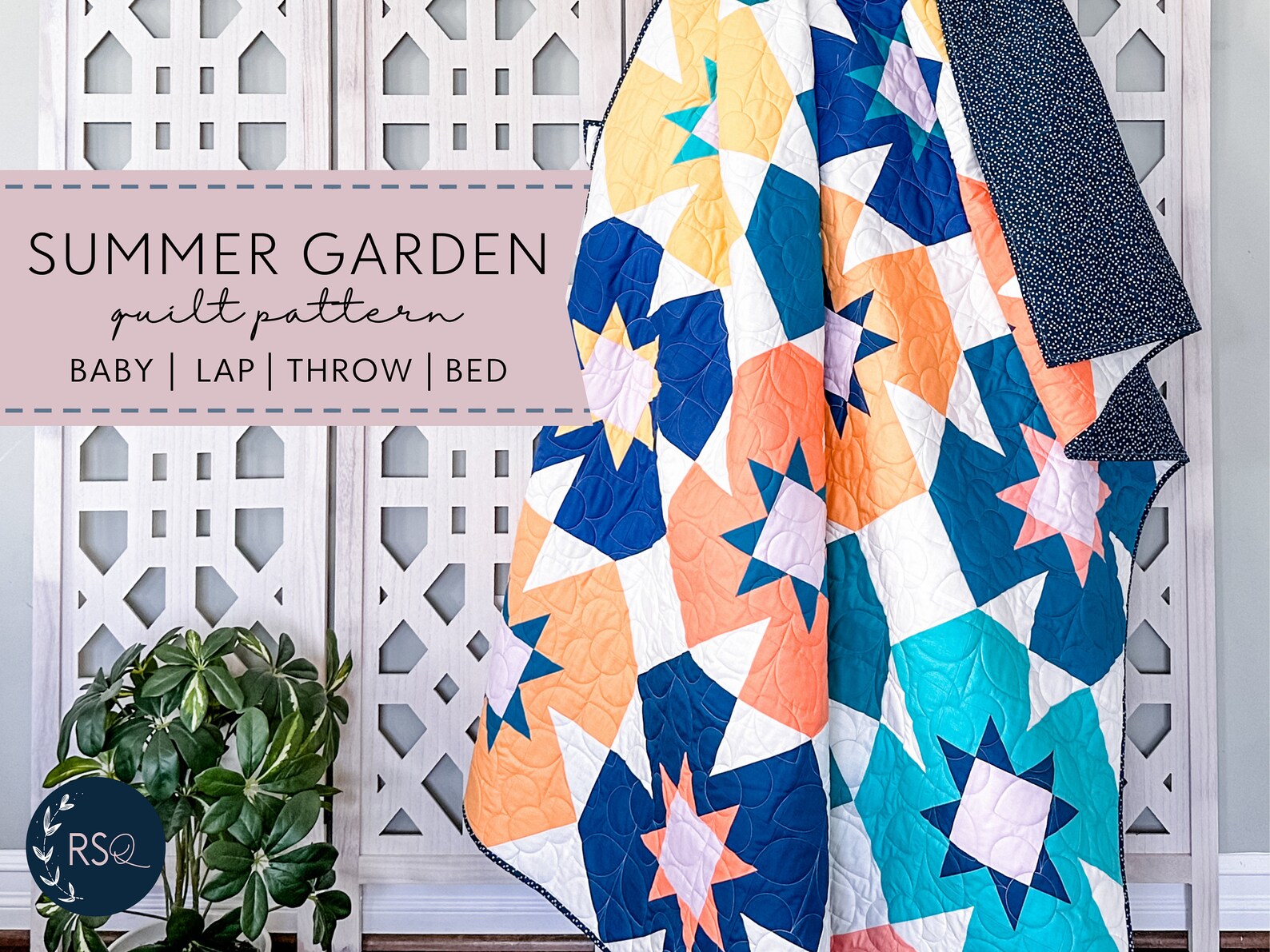 Quilt PATTERN - Summer Garden PDF - Etsy