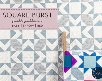 Square Quilt Pattern - Etsy