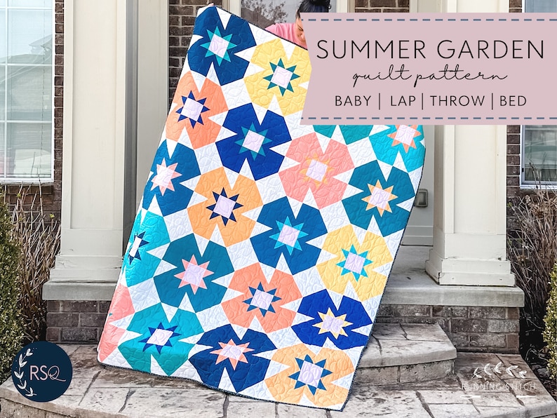 Quilt PATTERN - Summer Garden PDF - Etsy