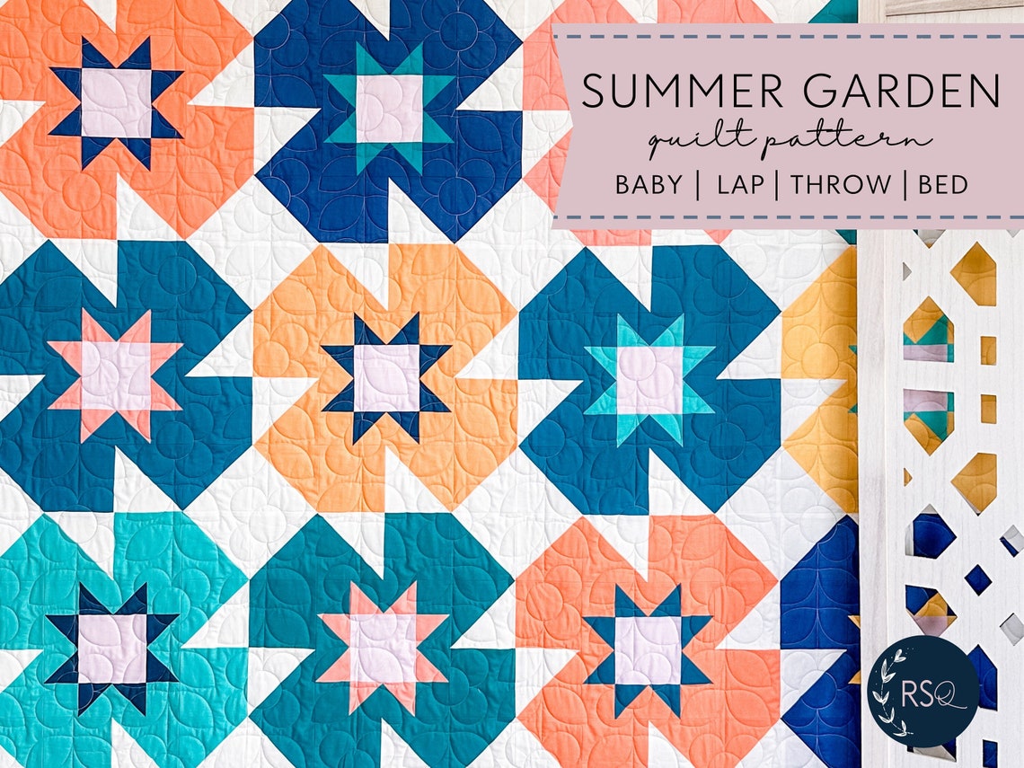 Quilt PATTERN - Summer Garden PDF - Etsy