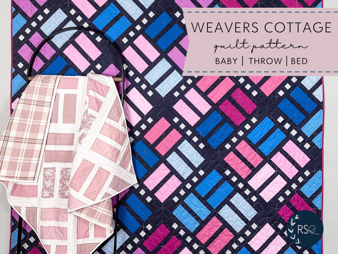 Quilt PATTERN - Weavers Cottage PDF - Etsy