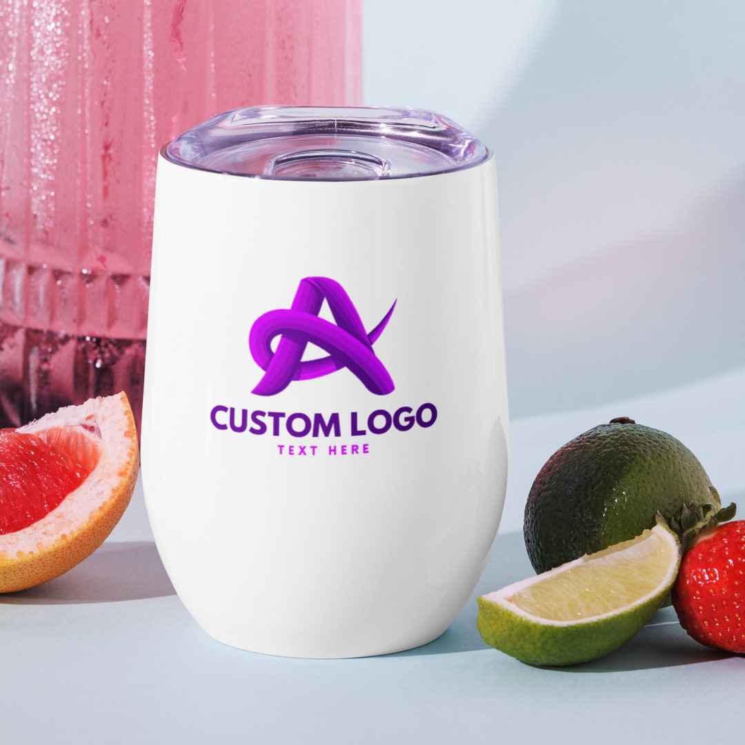 Custom Logo Wine Tumbler - Personalized Cup for Business Gifts ...