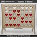 Connect 4 HEARTS - SVG Laser Cut Ready File - Glowforge Compatible - Etsy