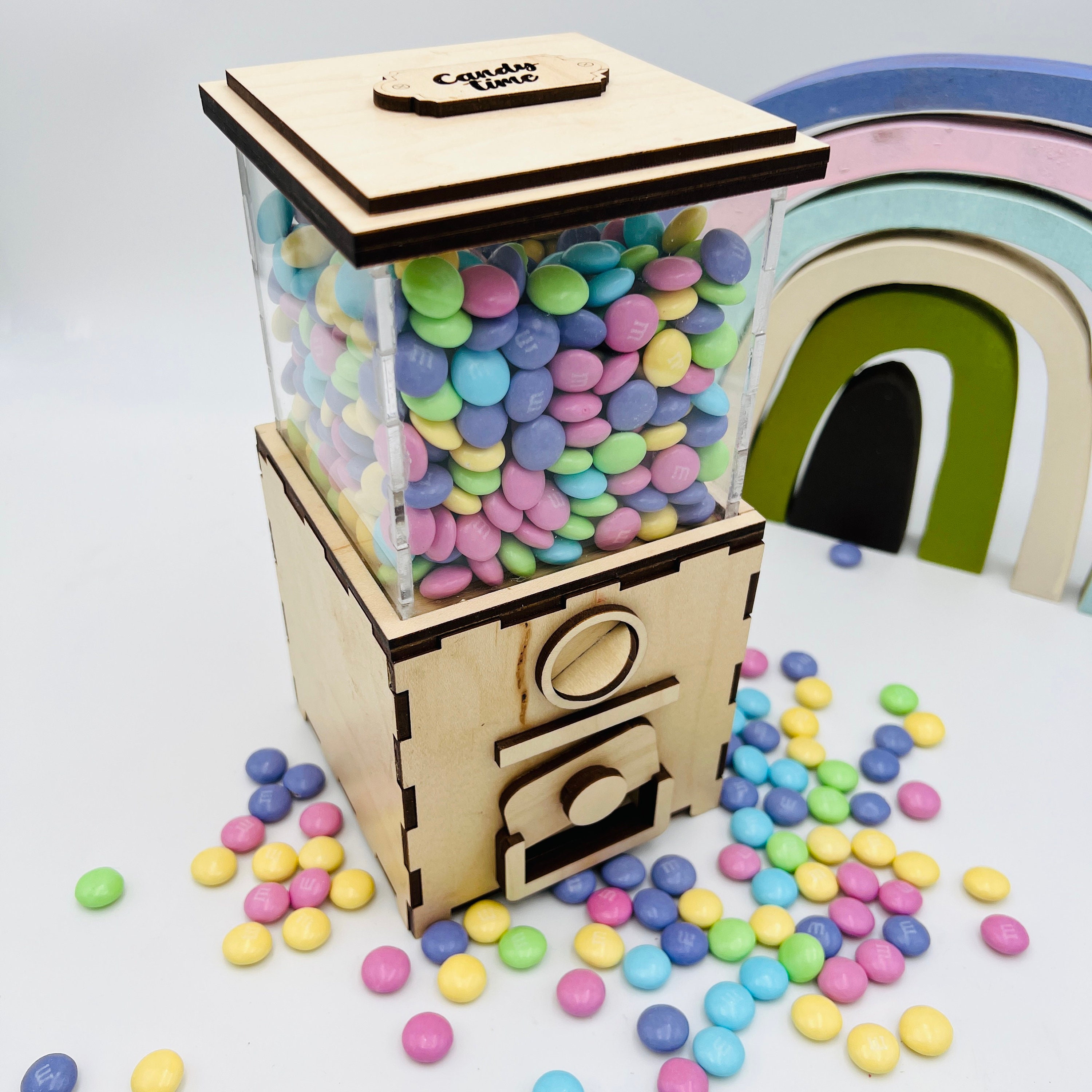 Candy Dispenser SVG File Candy Machine Laser Cut File - Etsy