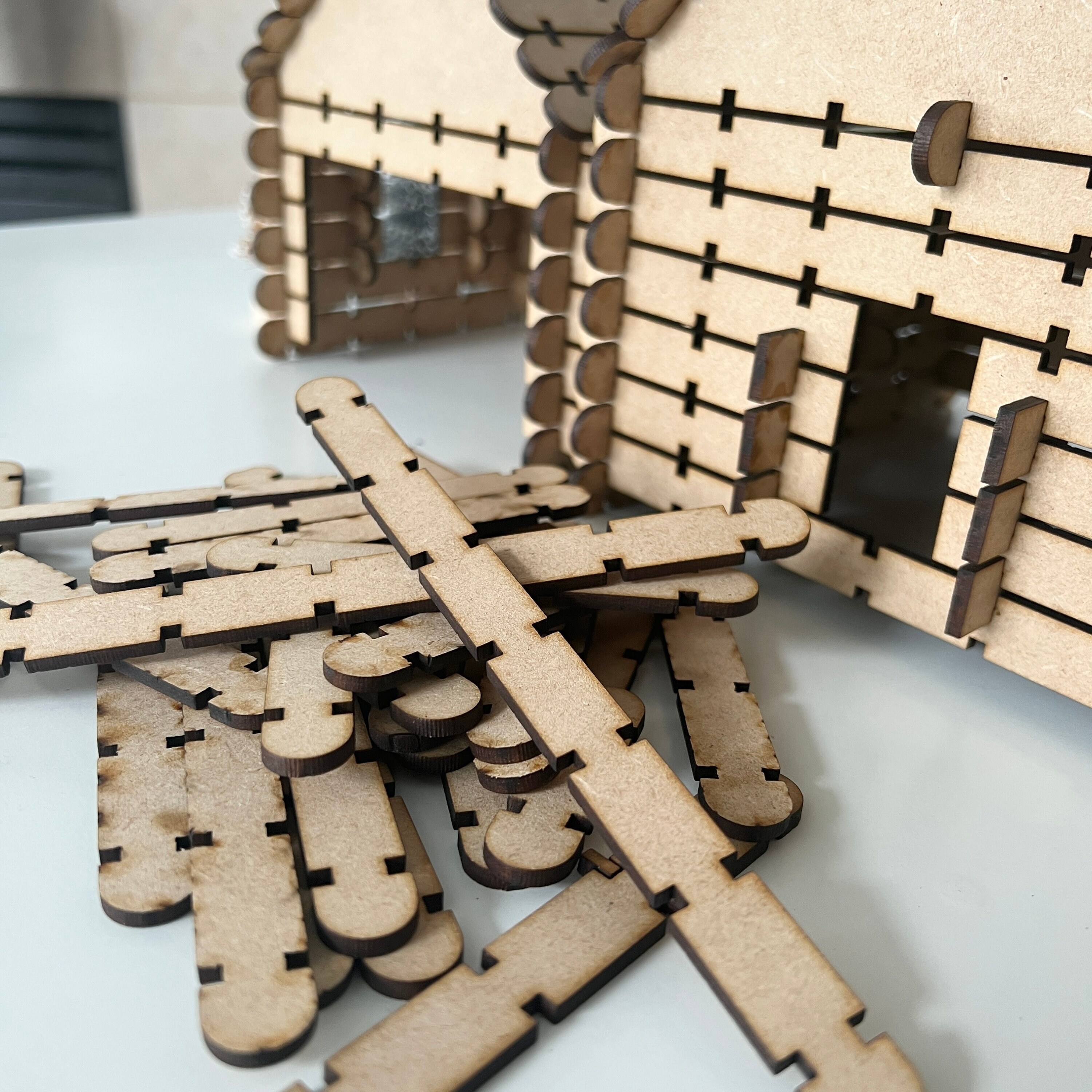 Hobby Building Logs SVG Laser Cuting File Glowforge Ready - Etsy