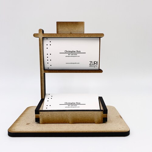 Laser Business Card Holder for Glowforge SVG File Business - Etsy