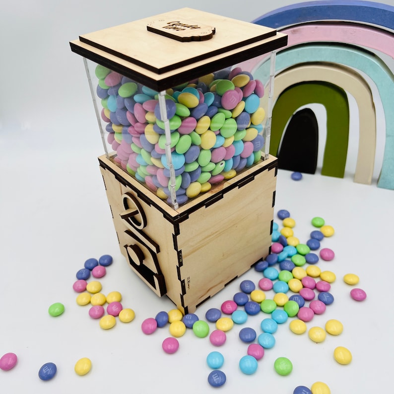 Candy Dispenser (SVG File) - Candy Machine Laser Cut File -wood and ...