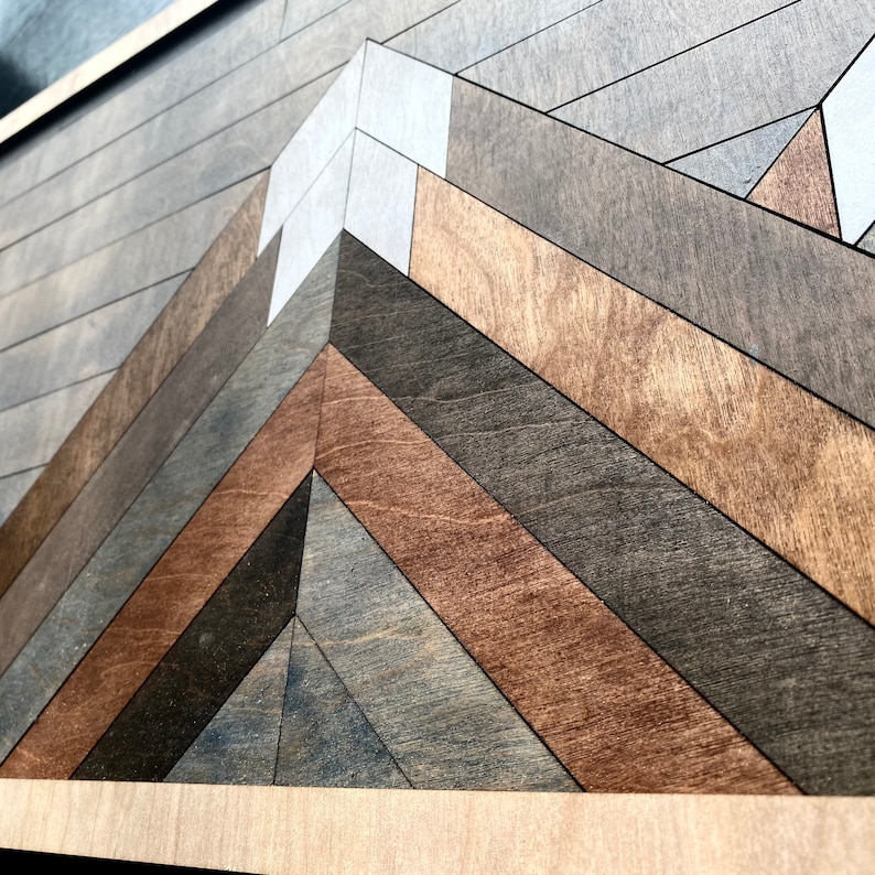 Mountain Side Wall Art (SVG) Laser Ready File - Etsy