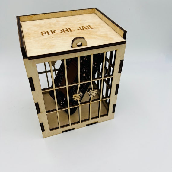 Phone Jail SVG Laser Ready File Glowforge Compatible - Etsy