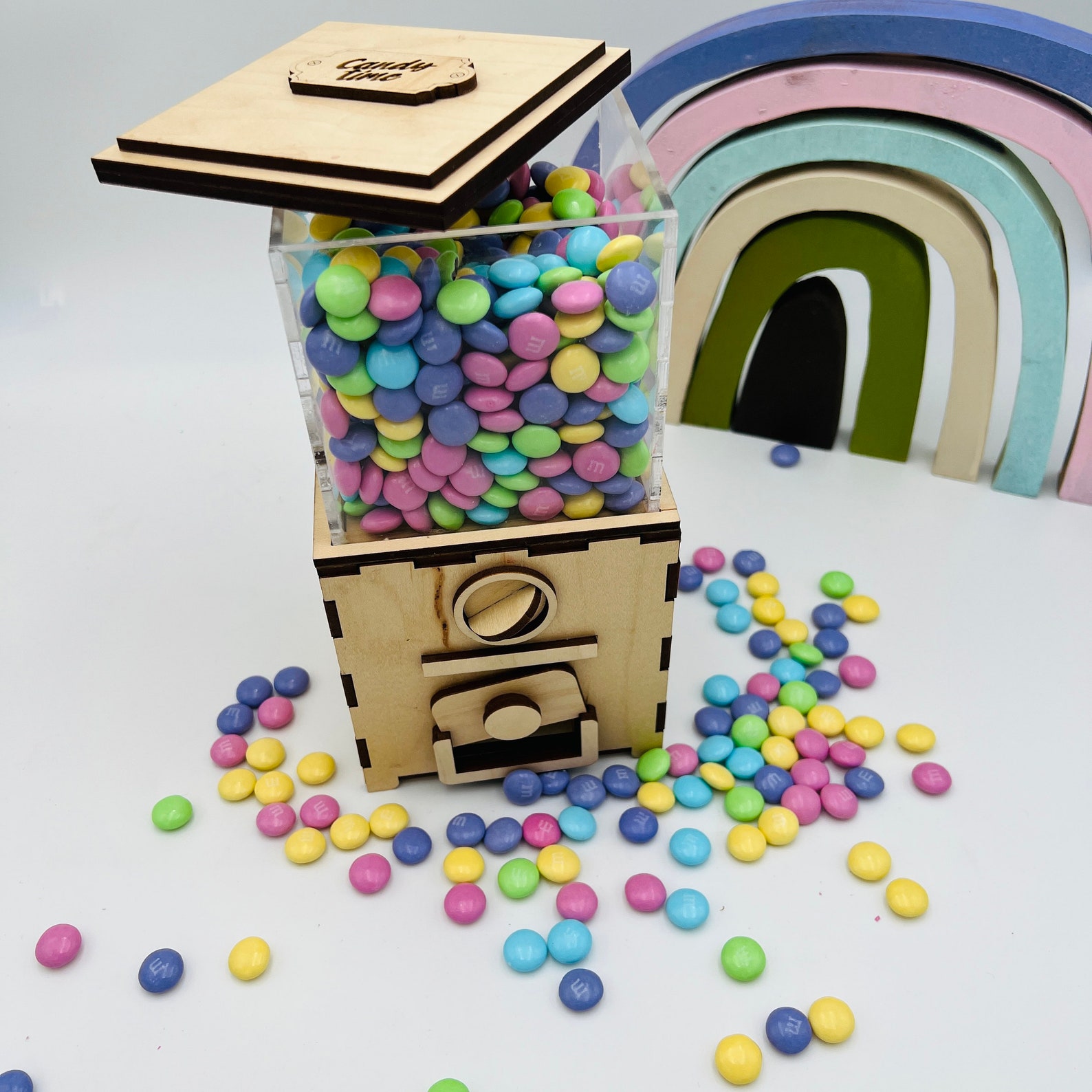 Candy Dispenser SVG File Candy Machine Laser Cut File wood and Acrylic ...