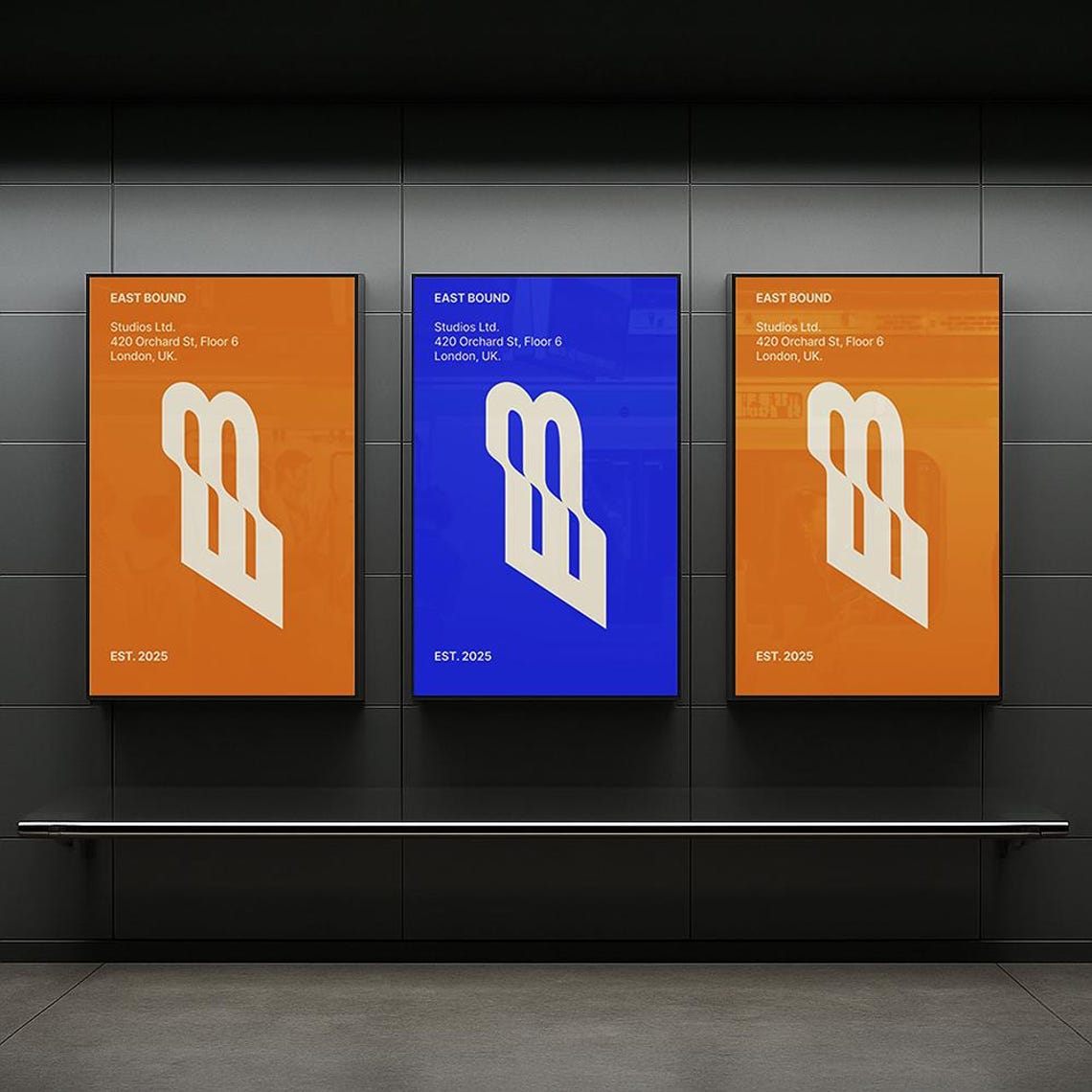 Poster/monitor Mockup – PSD Frame Display for Branding, Posters ...