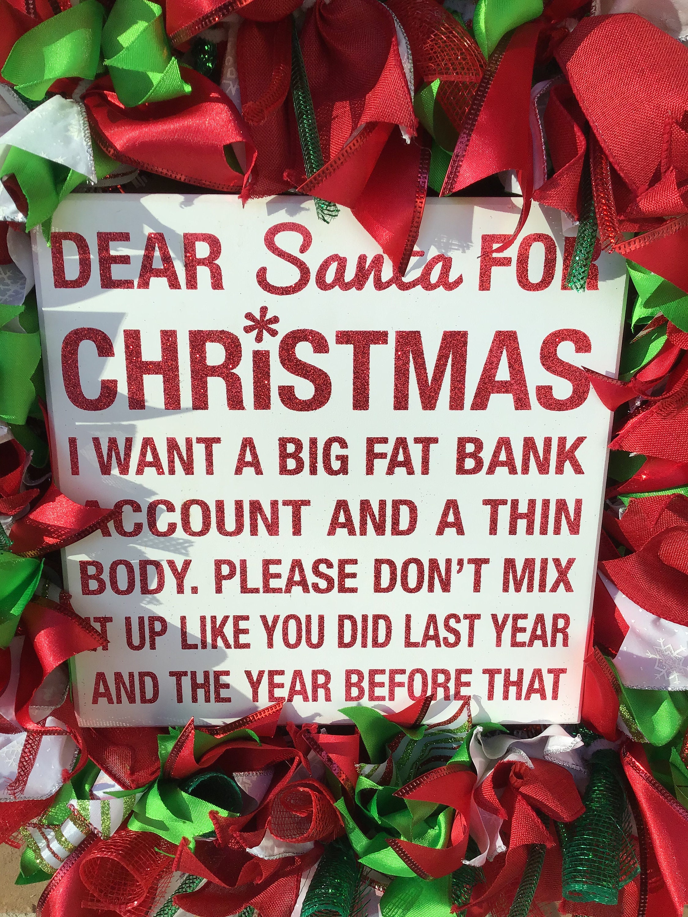 Funny Christmas Wreath Humor Christmas Wreath Christmas - Etsy