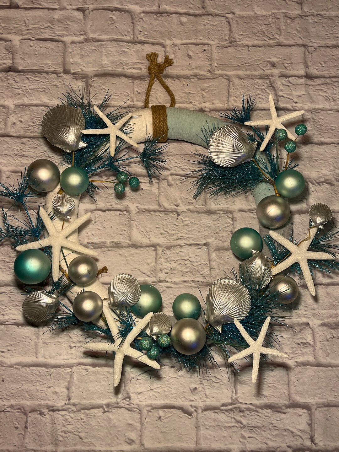 Sea Shell Wreath, Starfish Wreath, Nautical Wreath, Summer Wreath ...