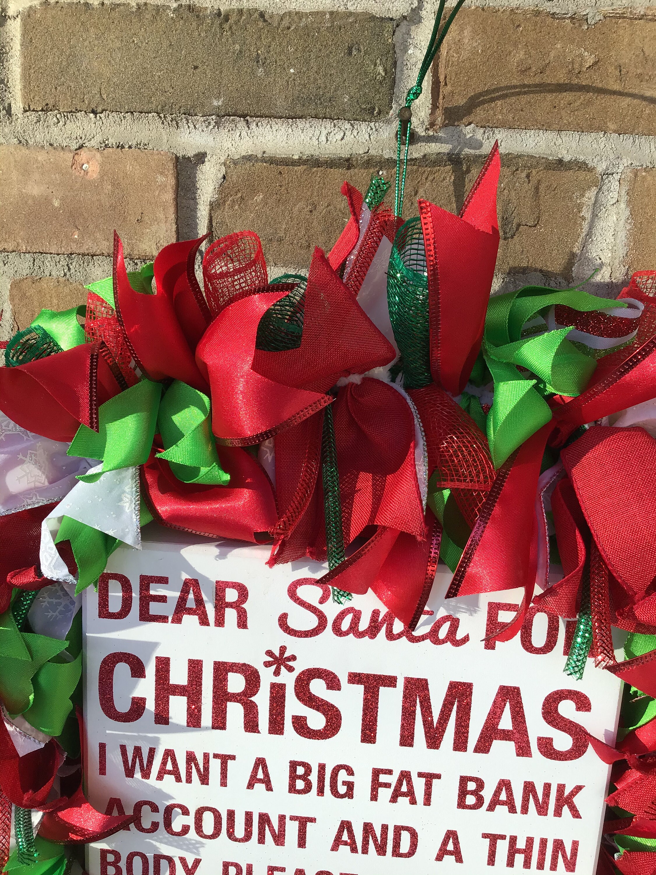 Funny Christmas Wreath Humor Christmas Wreath Christmas - Etsy