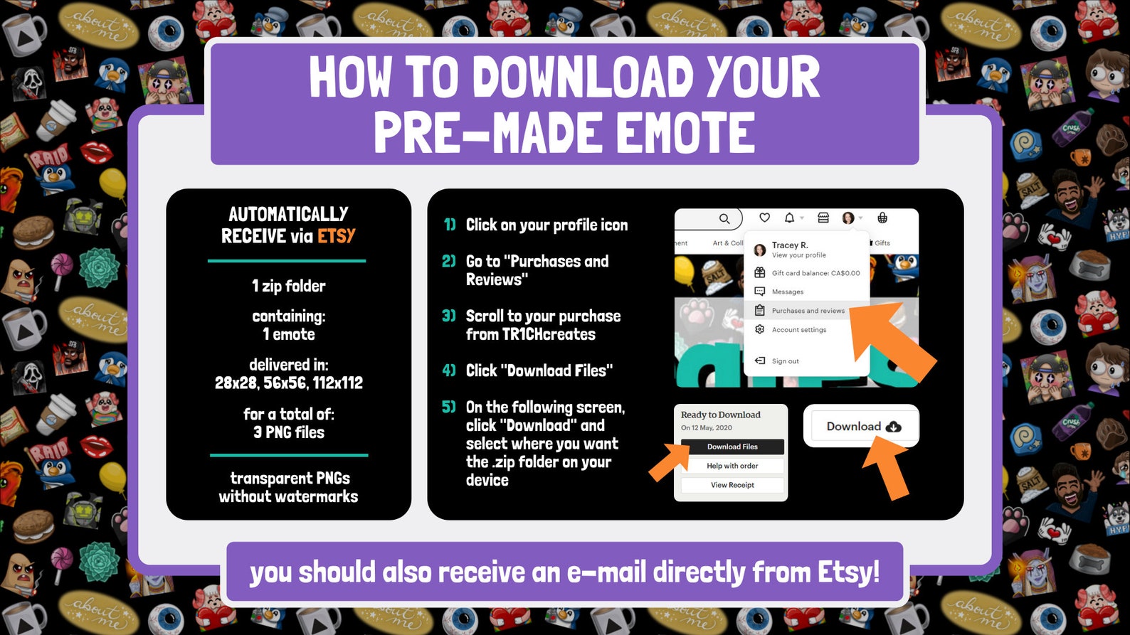 BOO Twitch Sub Emote Ready-to-use Halloween Themed Word - Etsy