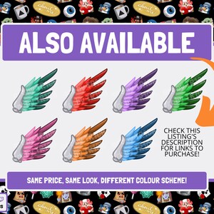 Blue Wings Set Twitch Sub Emote Ready-to-use Wings Subscriber Emotes ...
