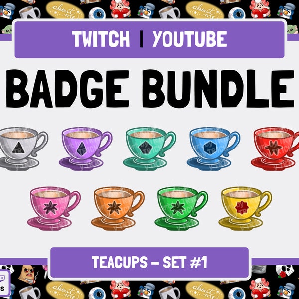 Twitch Bit Badge Cup - Etsy