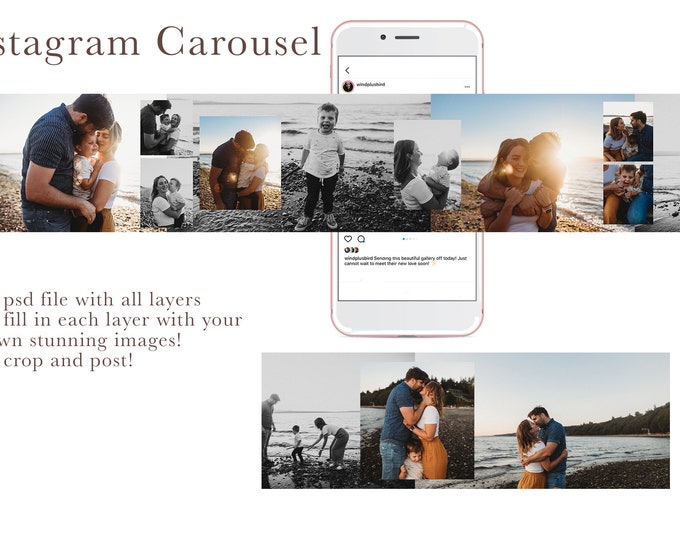 Instagram Carousel Slide - Photographer Instagram Slide Post ...