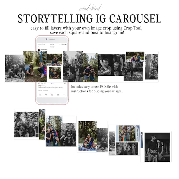 2022 NEW Storytelling Instagram Carousel Slide Photographer - Etsy