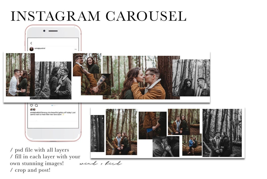 Instagram Carousel Slide - Photographer Instagram Slide Post ...
