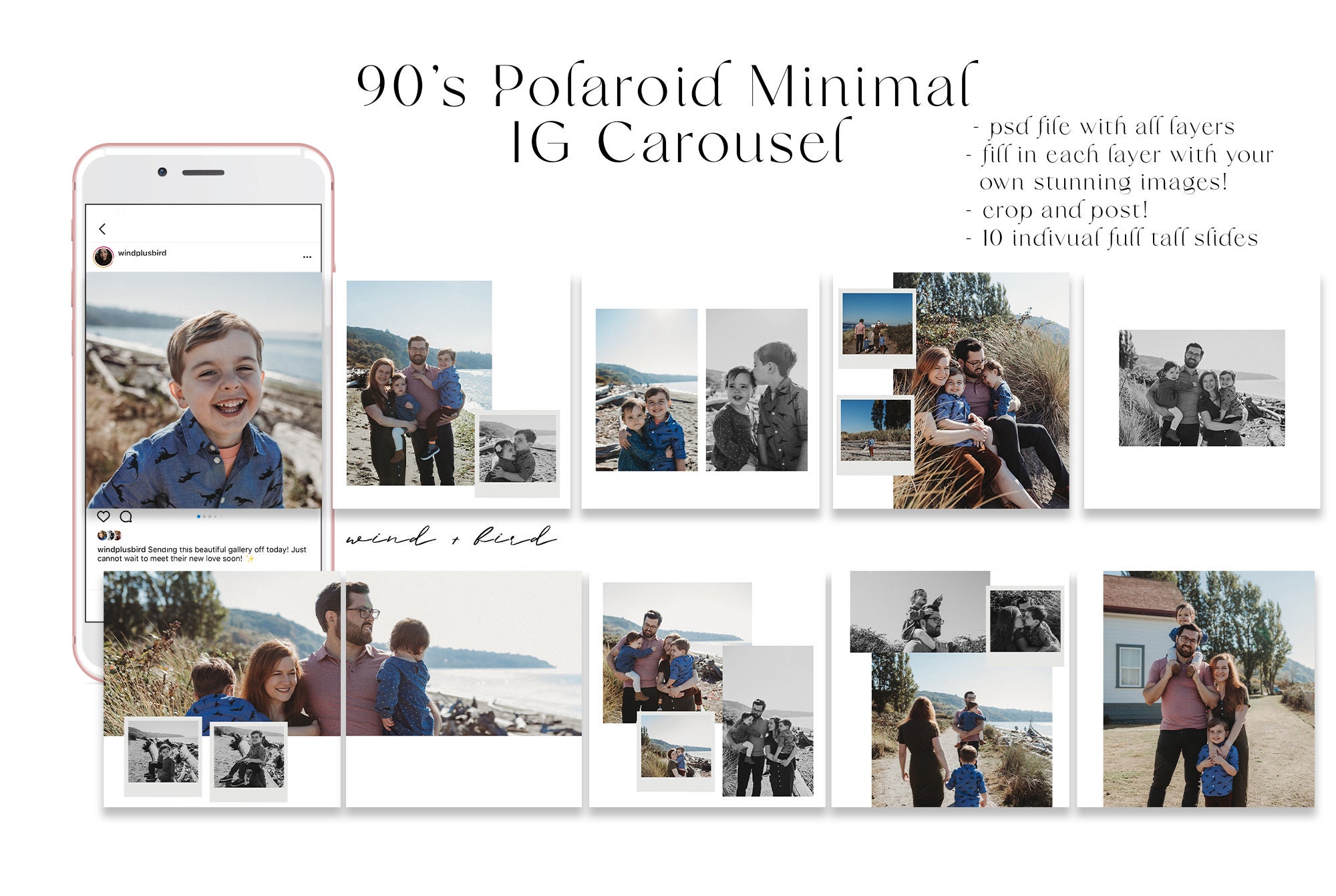 NEW! Instagram Seamless Carousel No. 3 - Photographer Instagram Slide ...