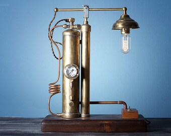 Handmade Machine Age Steampunk Lamp Inustrial Lighting | Etsy