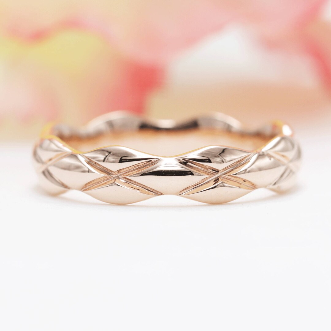 14K Gold Twist Ring/braided Ring/gold Stack Ring/bridal Jewelry ...