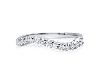 Diamond Wave Ring - Etsy