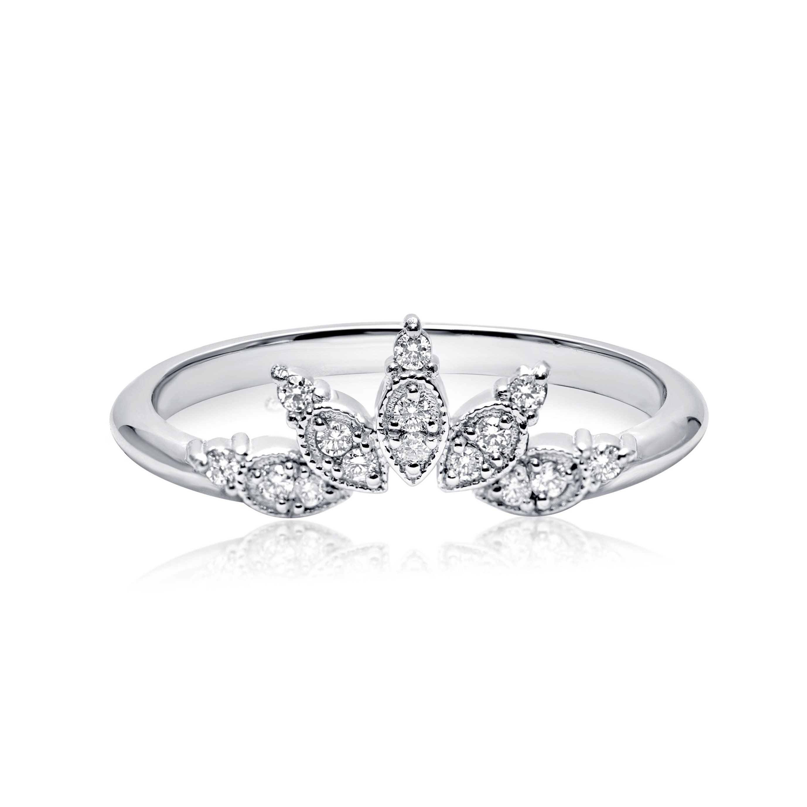 Gold Princess Crown Ring