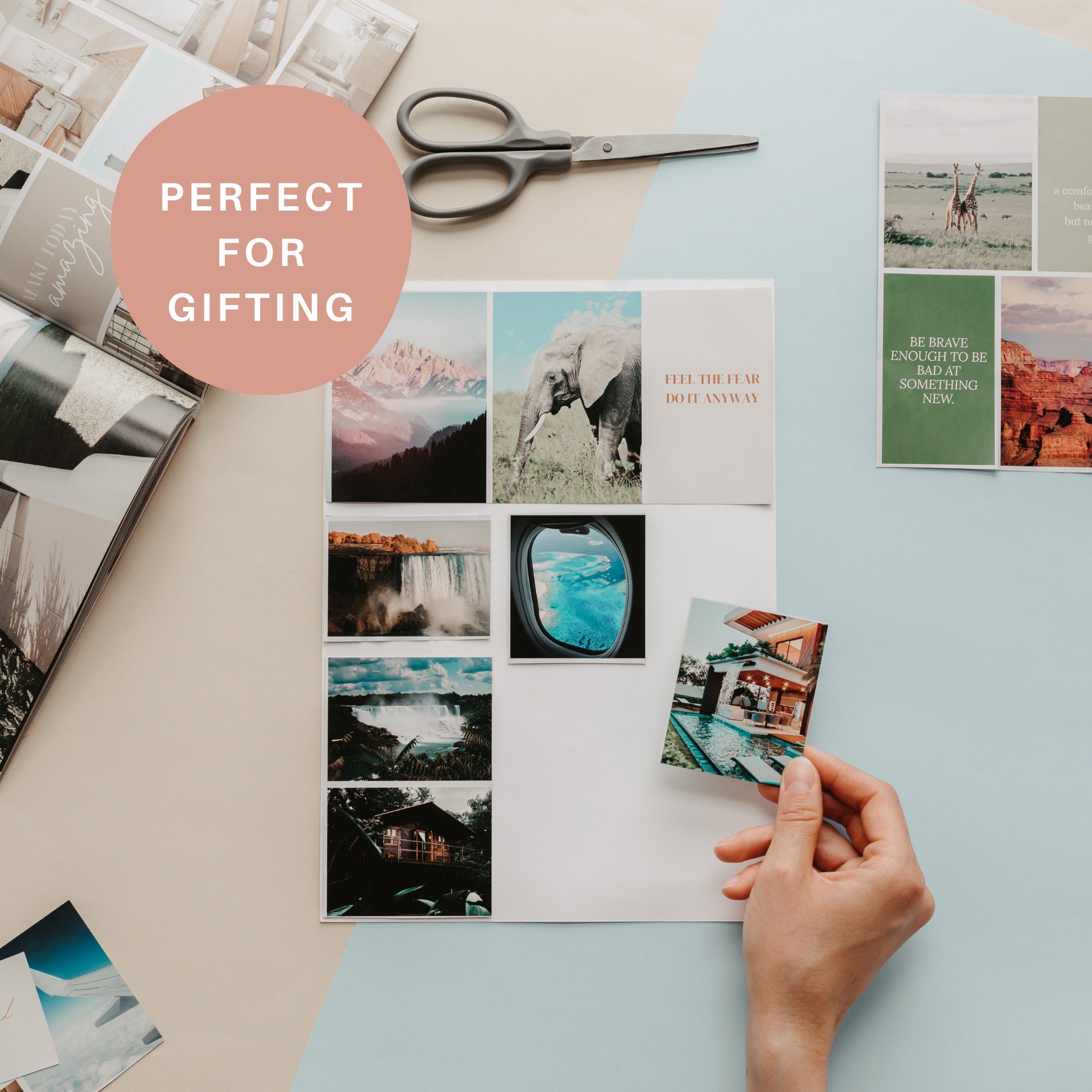 Lamare Vision Board Book & Craft Kit – Dream Board and Mood Board ...