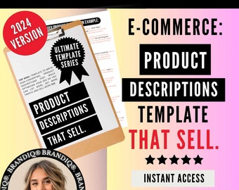 How to Write Listing Product Descriptions That Sell Template Cheat ...