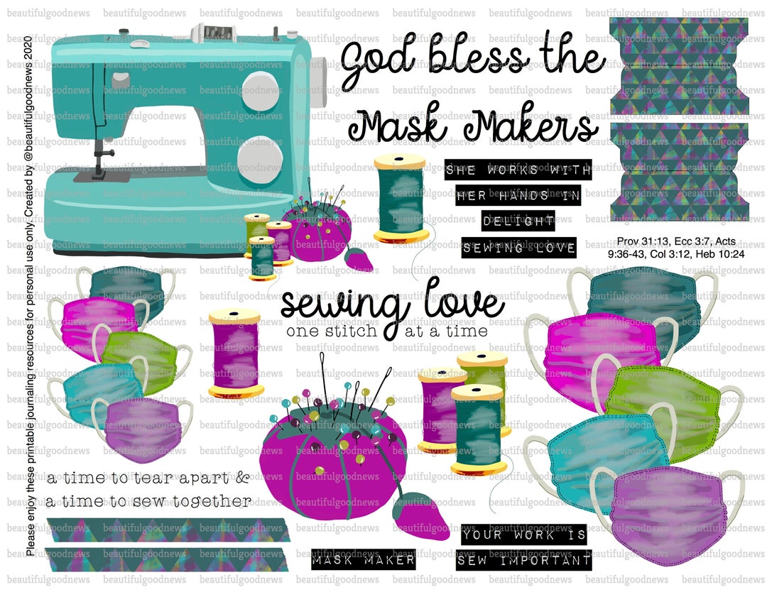 Sewing Love, Beautifulgoodnews, Bible Journaling, Traceable, Printable ...