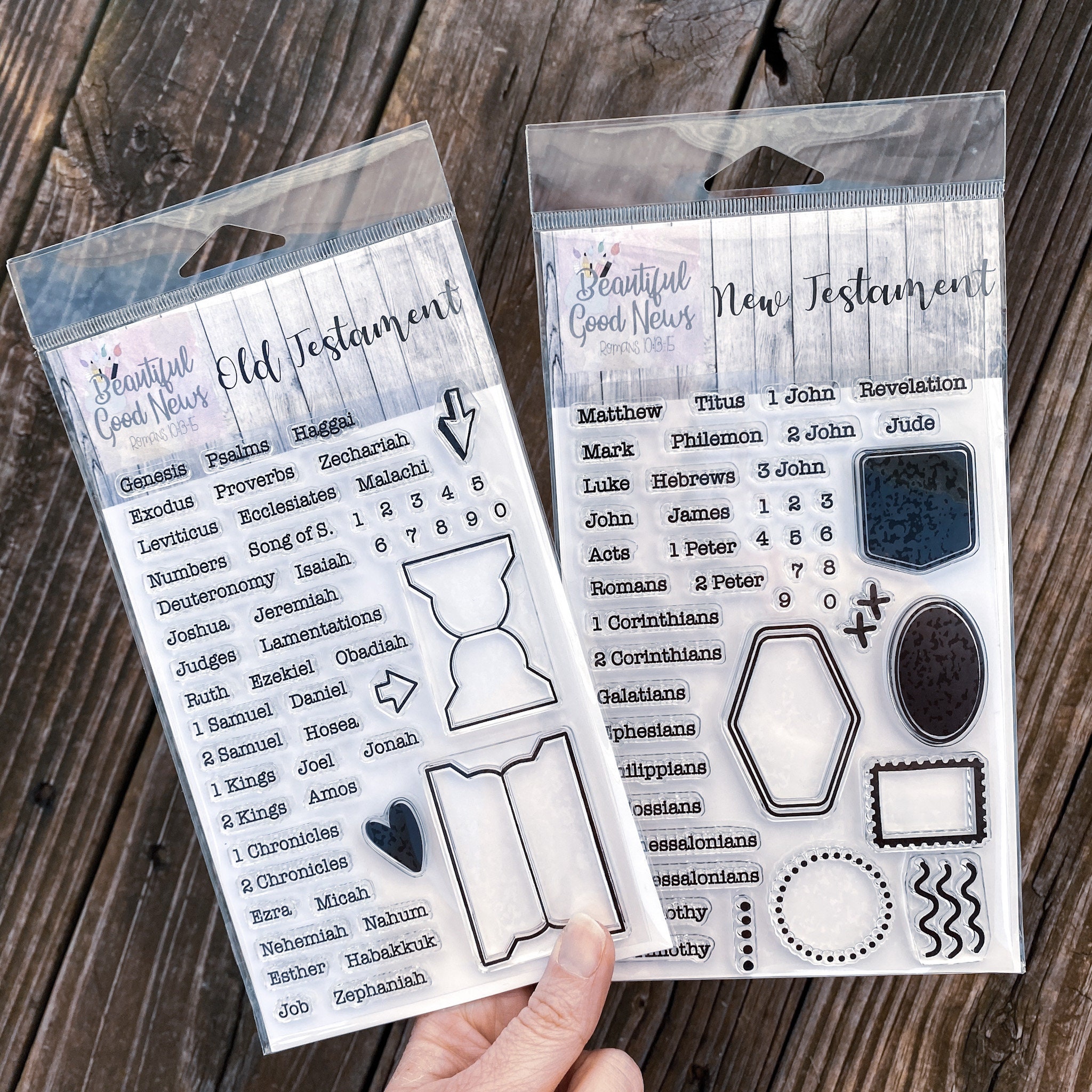 Books of the Bible Stamp Set - Etsy