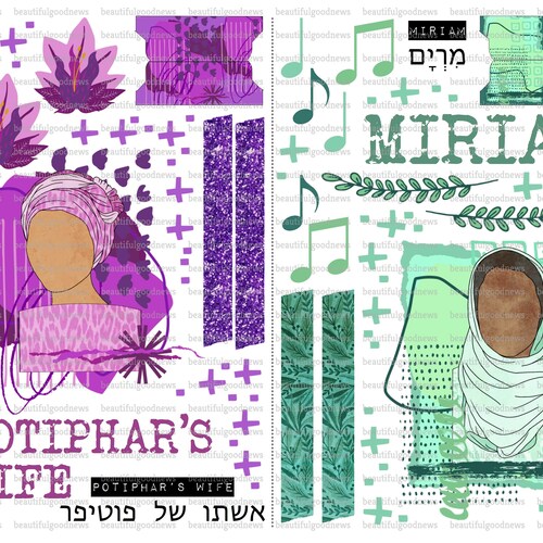 Women of the Bible Minis 18 Eve & Jael Beautifulgoodnews - Etsy