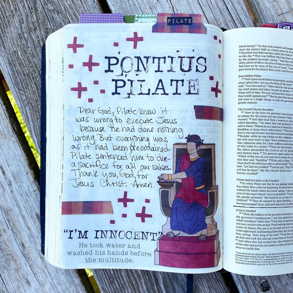 Pontius Pilate, Easter, Beautifulgoodnews, Bible Journaling, Traceable ...