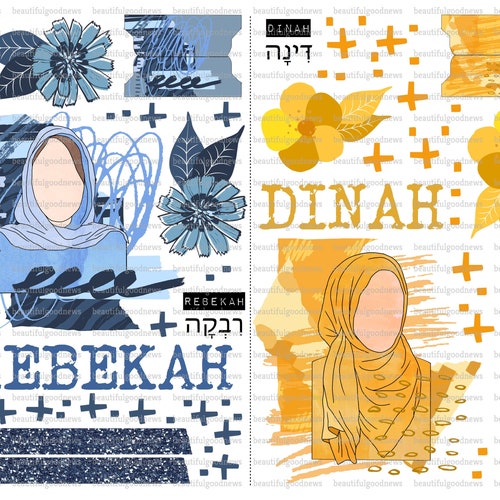 Women of the Bible Minis 1 Rachel and Leah - Etsy