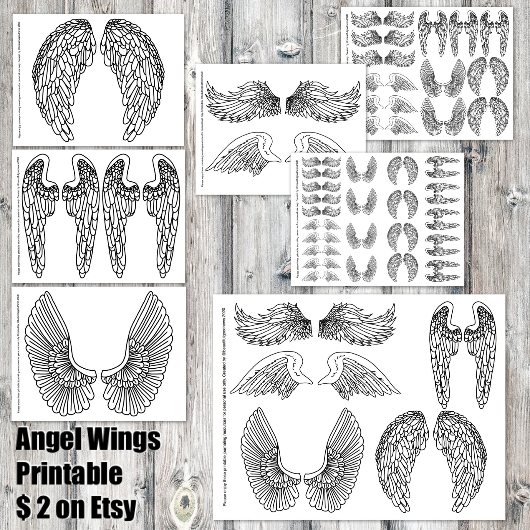 Angel Wings, Beautifulgoodnews, Bible Journaling, Traceable, Printable ...