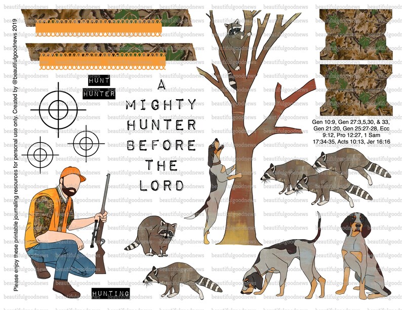 Hunt With Faith Light Skin Tone, Hunting, Beautifulgoodnews, Bible ...