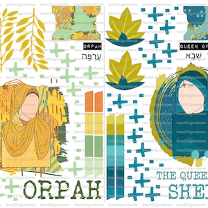 Women of the Bible Minis 28, Orpah and the Queen of Sheba ...