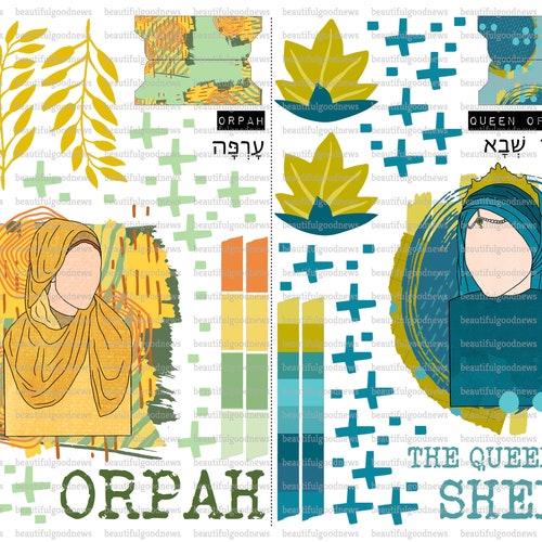 Women of the Bible Minis 1 Rachel and Leah - Etsy