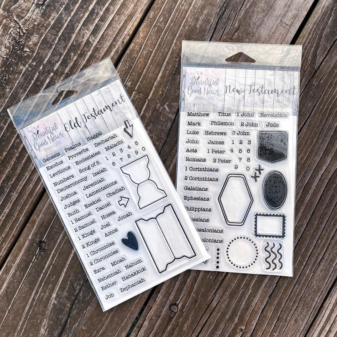 Books of the Bible Stamp Set - Etsy
