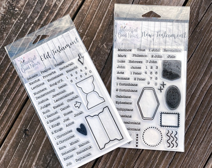 Books of the Bible Stamp Set - Etsy