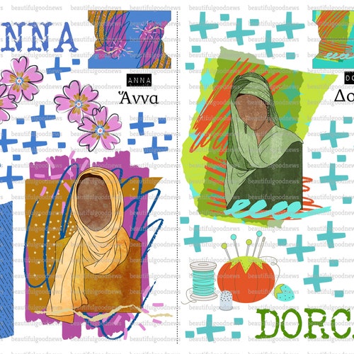 Women of the Bible Minis 8 Hannah and Abigail - Etsy