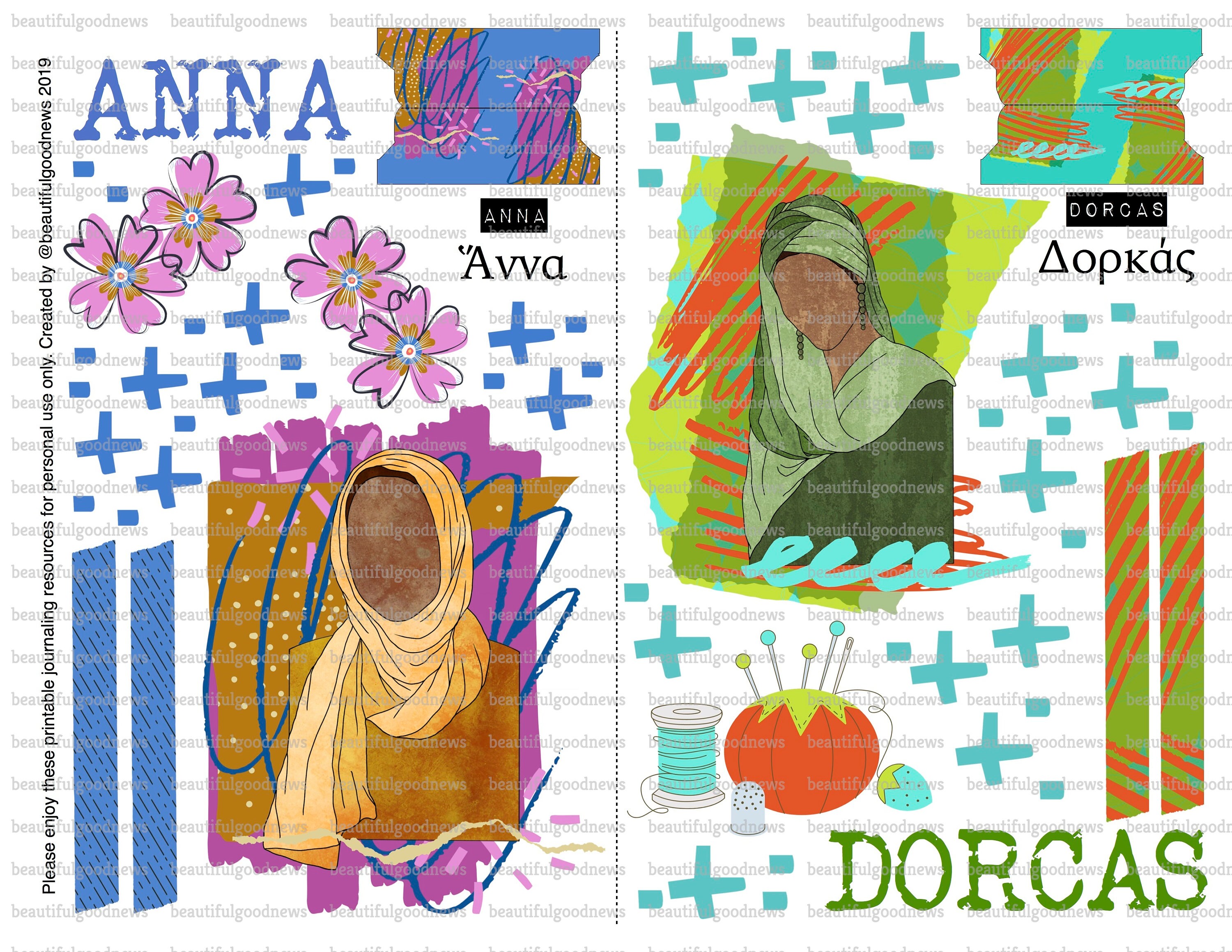 Women of the Bible Minis 16, Anna and Dorcas, Beautifulgoodnews, Bible ...