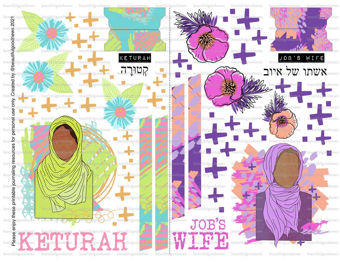 Women of the Bible Minis 30, Keturah and Job’s Wife, Beautifulgoodnews ...