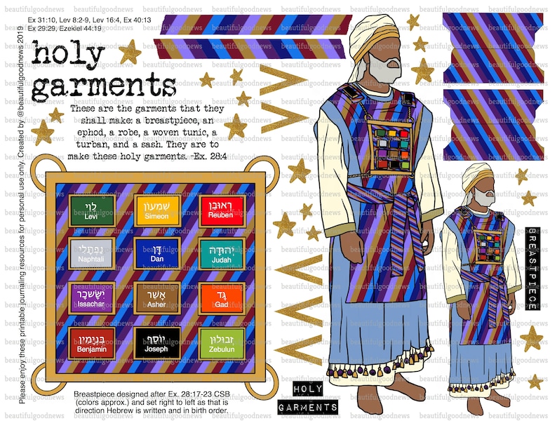 Holy Garments Breastplate of High Priest Beautifulgoodnews - Etsy