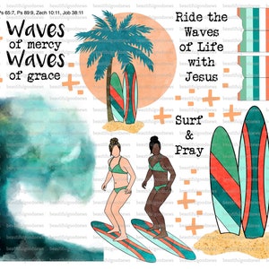 Waves, Surfing, Beautifulgoodnews, Bible Journaling, Traceable ...