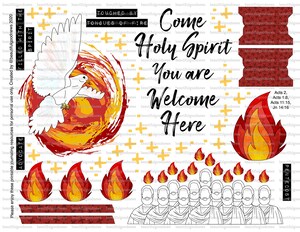 Seven Gifts of the Holy Spirit Mobile Craft - Etsy Canada