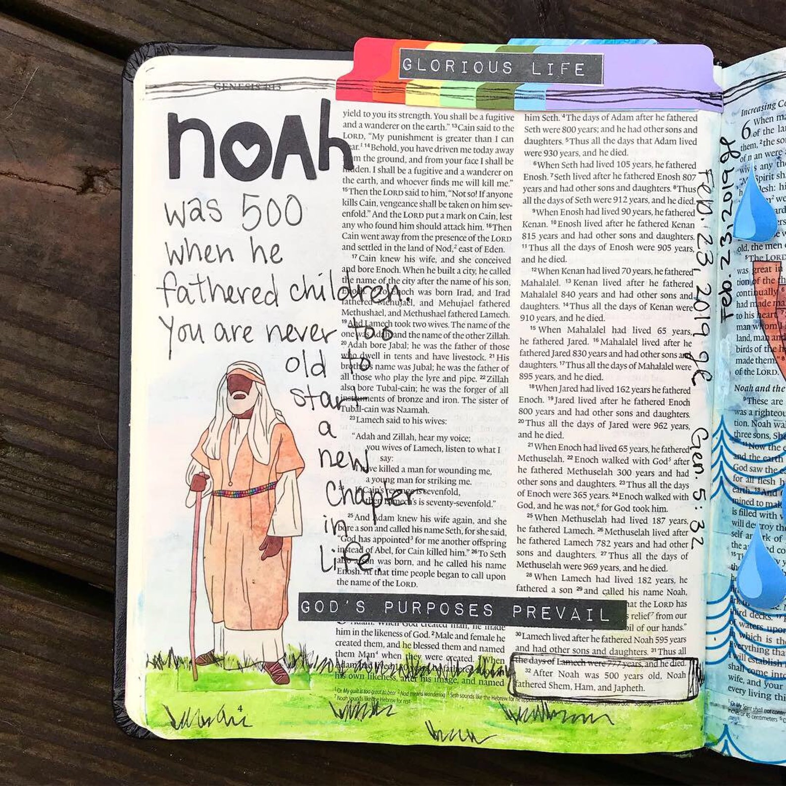 Noah's Ark, Rainbow, Bible Journaling, Traceable, Printable, Faith ...