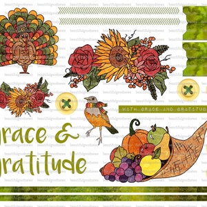 Thanksgiving Bundle Set, Thankful, Grace and Gratitude, Bible ...